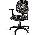 Amazon.com: Tongluoye Dragonfly Flower Office Chair Covers Stretchable ...