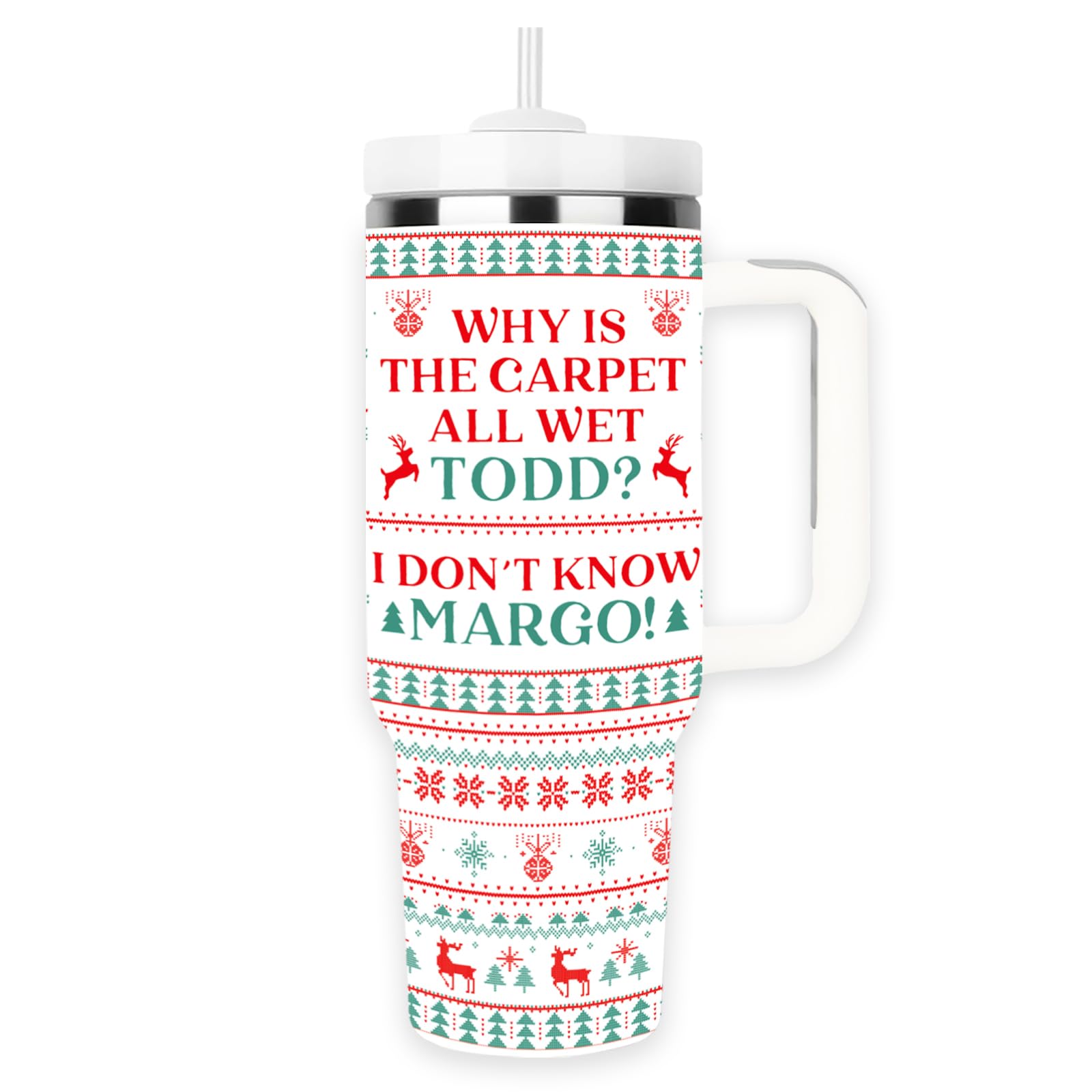 Christmas Vacation Merch Gifts, 40 oz Stainless Steel Insulated Travel ...