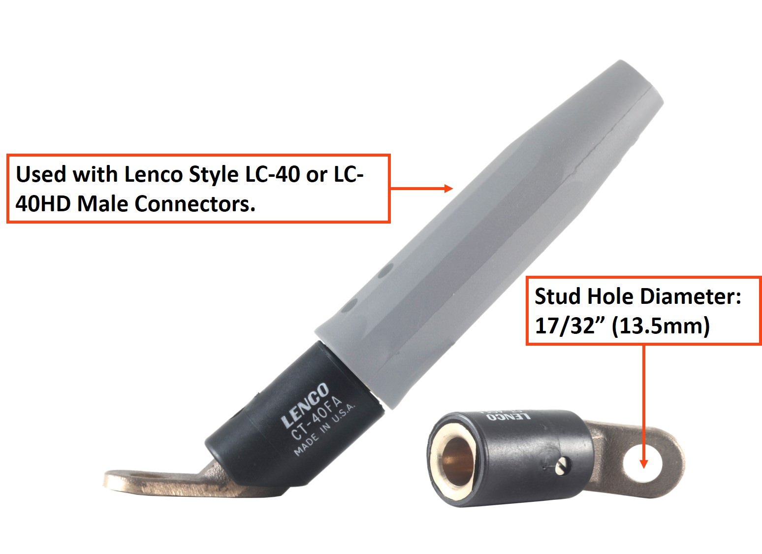 Mua Lenco Connector Terminal CT-40FA - Attaches welder´s stud to LC-40 ...