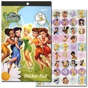 Amazon.com: Tinkerbell 4 Sheet Sticker Pad, 200+ Stickers: Toys & Games