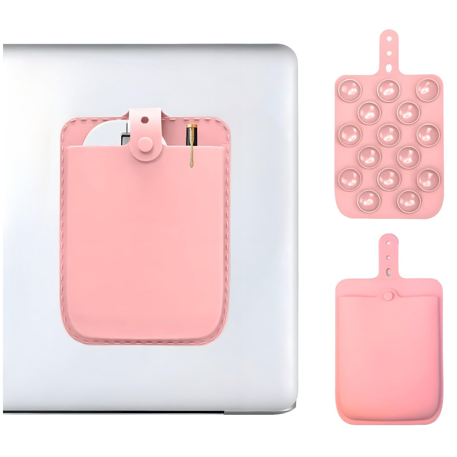 HXHKH Reusable Compact Silicone Mouse Pouch for Laptop, Mouse Holder ...