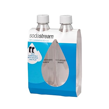 SodaStream Source Carbonating Bottles (Twin Pack), 1 L, White the best ...