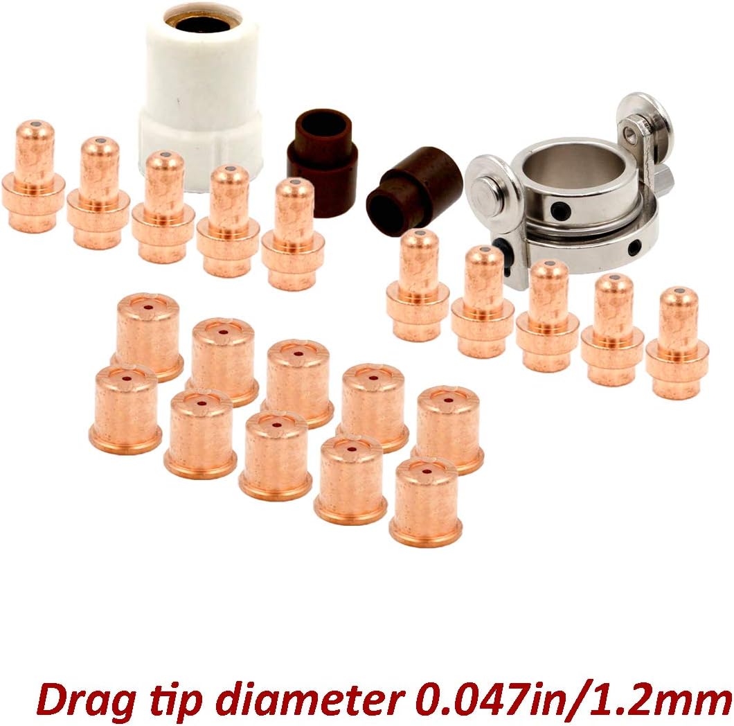 CB50 Torch Electrode Drag Tip Kit for Eastwood Versa-Cut 40amp Cutter ...