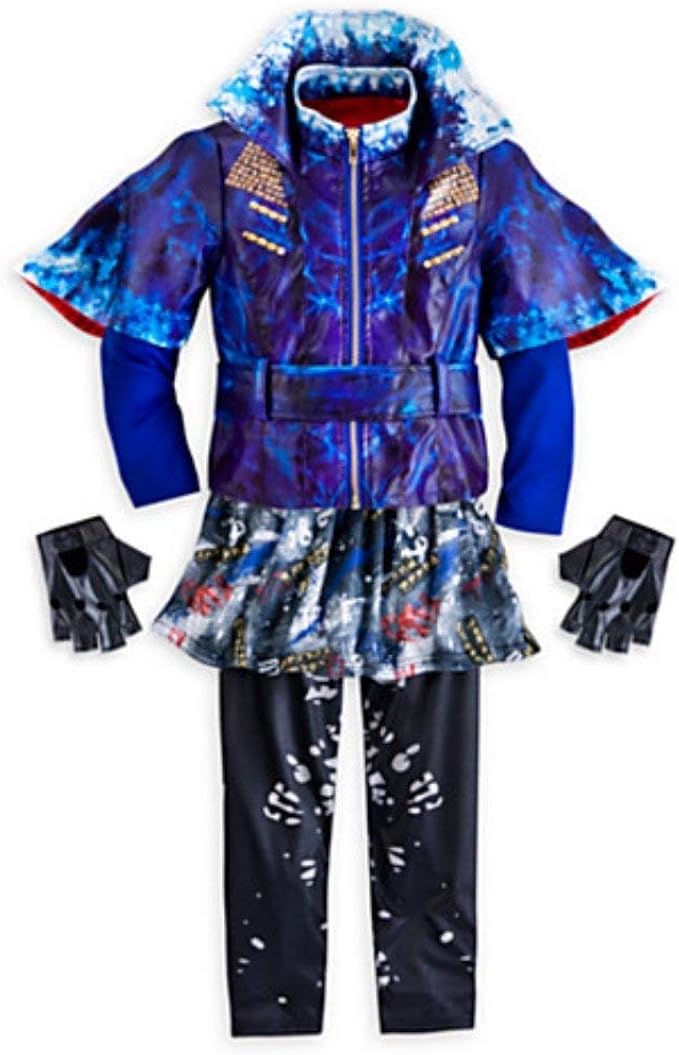 Disney Store Deluxe - Disfraz de Evie de Descendientes para niñas ...