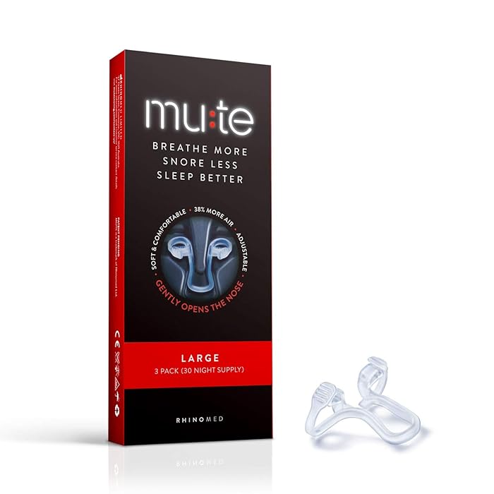 Buy Rhinomed Mute Anti Snoring Aid Solution, Nasal Dilator for Snore ...