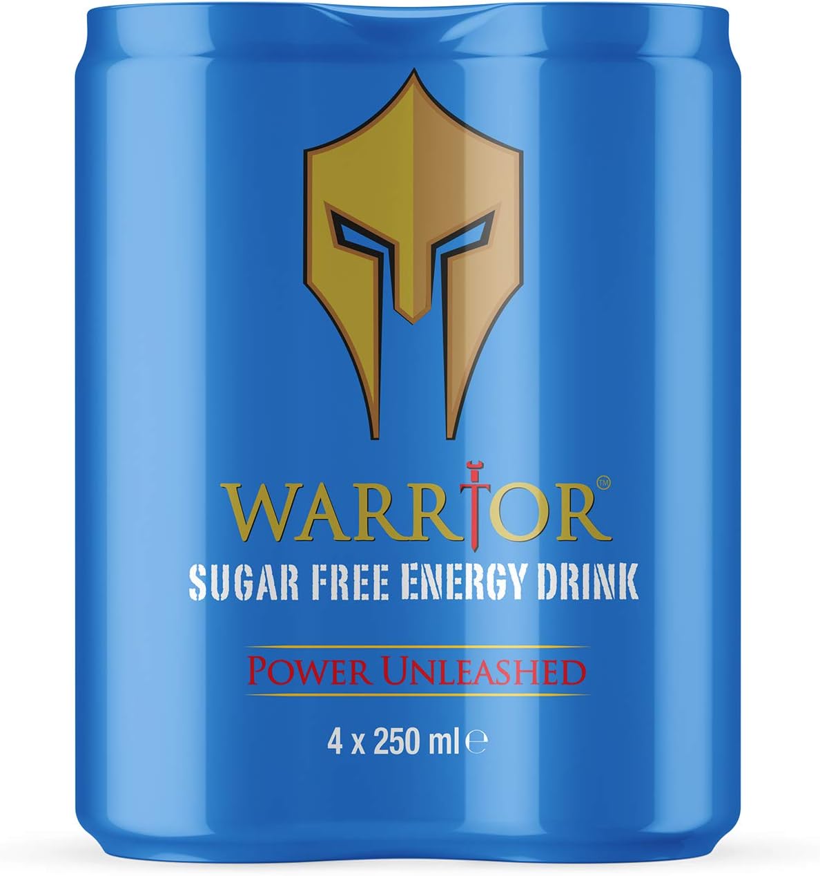 Warrior S/Free 250ml 4 Pack Energy Drink ,6x4x250ml, (24 Cans): Amazon ...