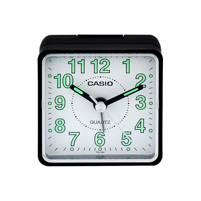 Buy Casio Analog Table Clock (5.7 cm x 5.7 cm x 3.3 cm, TQ-140-1BDF ...
