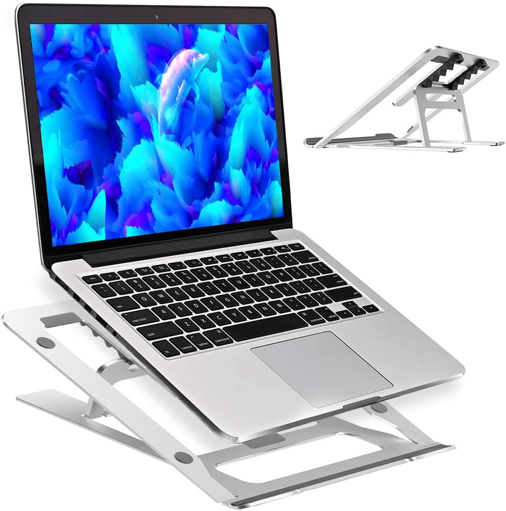 Laptop Stand Adjustable, EPILUM Laptop Stand Portable Aluminum Muti ...
