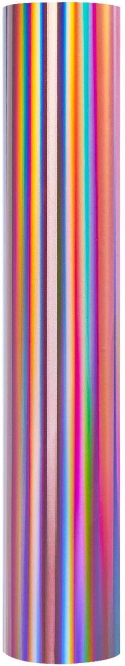 TECKWRAP Glossy Rainbow Holographic Rose Gold Chrome Vinyl 1ftx5ft ...