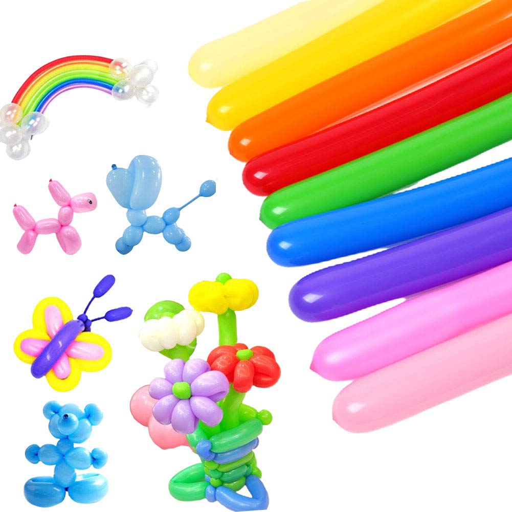 buy-260-balloons-long-balloons-for-balloon-animals-art-150-pack-long