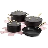 Amazon.com: Paris Hilton Iconic Nonstick Pots and Pans Set, Multi-layer ...
