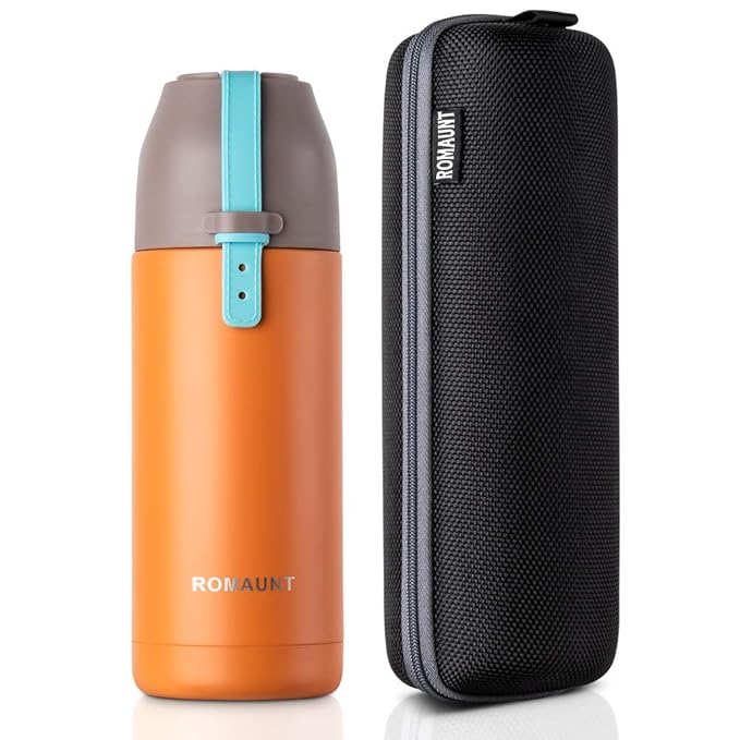 ROMAUNT Vacuum Insulated Water Bottle Double Wall Stainless Steel ...