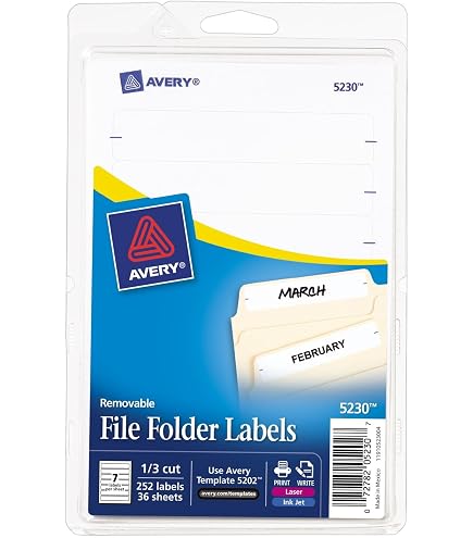 Labels For Folders Avery Template For File Folder Labels Avery 5160 Labels