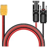 Amazon.com: GINTOOYUN XT60 Y Splitter Extension Cable 12 AWG XT60 Female to Dual Male Connector ...