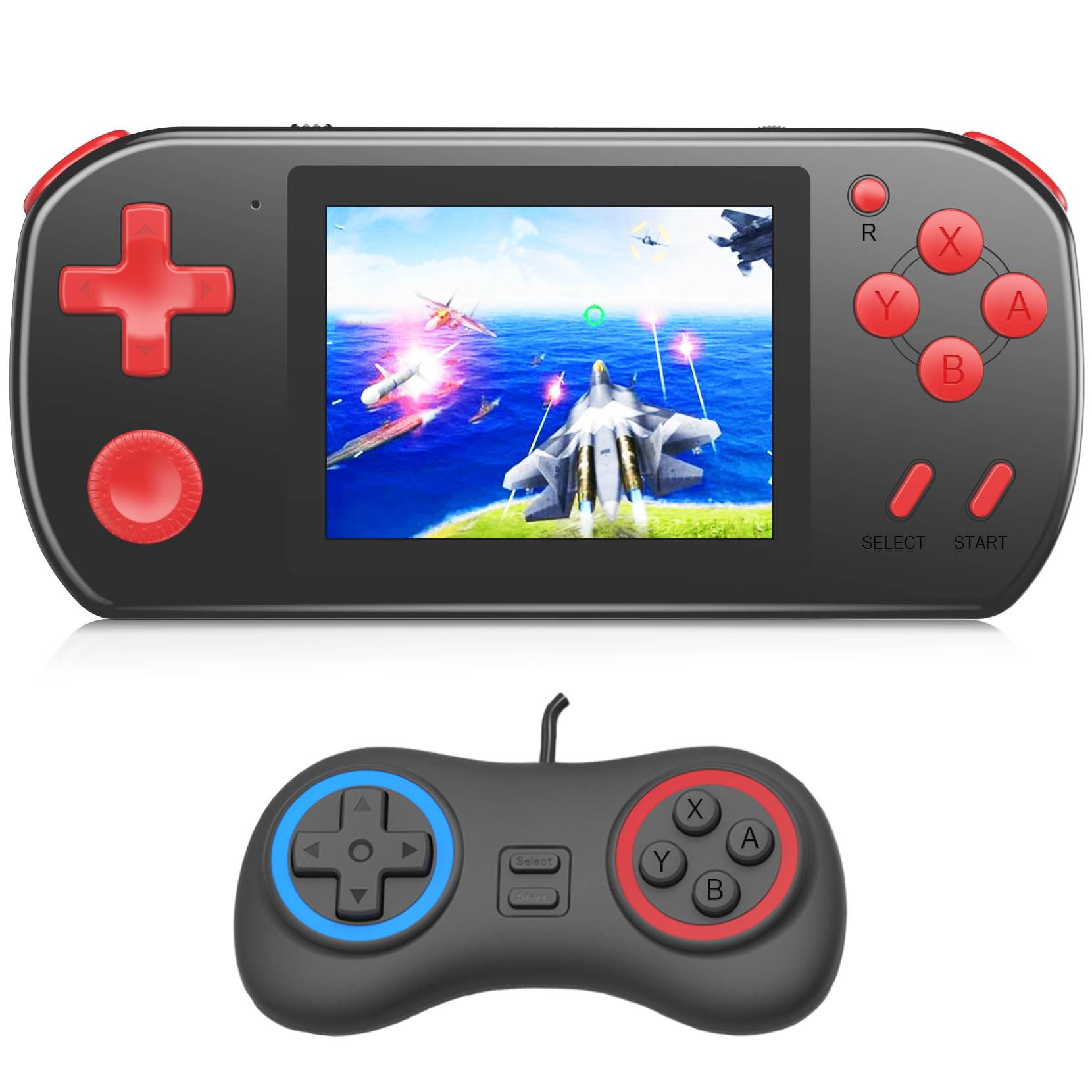 Mua Handheld Game Console for Kids Adults Built-in 270 Retro Video Games, Portable Gaming System ...