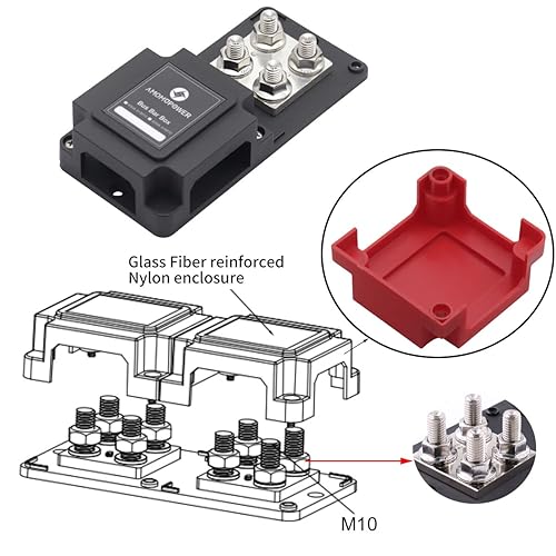Bus Bar 12v Heavy Duty Bus Bar Power Distribution Block 12-48V 600A ...