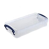 Really Useful Storage Box 1.5 Litre Clear: Amazon.co.uk: Office Products
