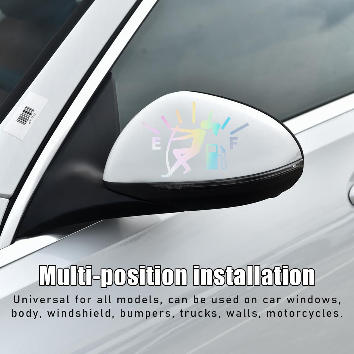 Mua Funny Car Fuel Tank Sticker, Waterproof EF Logo High Gas ...