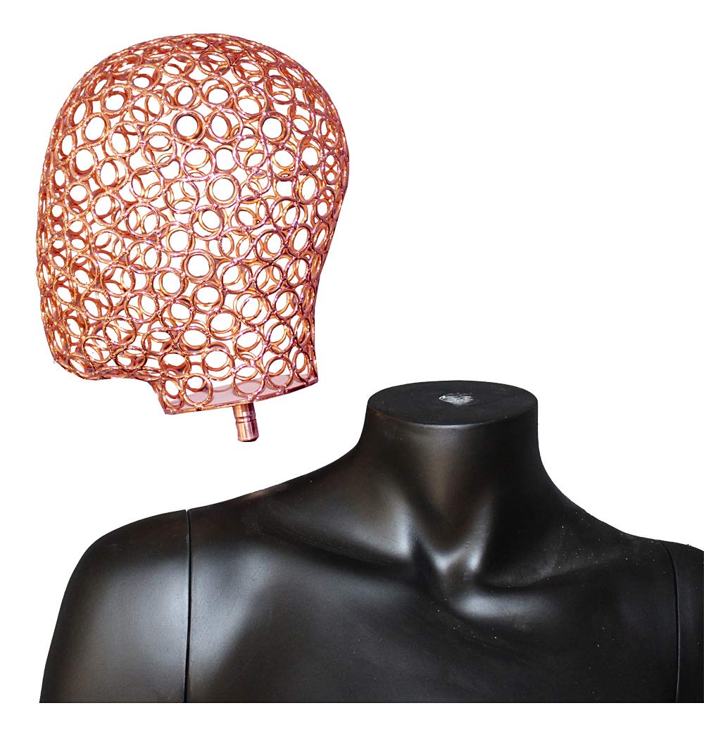 Female Full Body Realistic Mannequin Metallic Endless Chain Head Turns ...