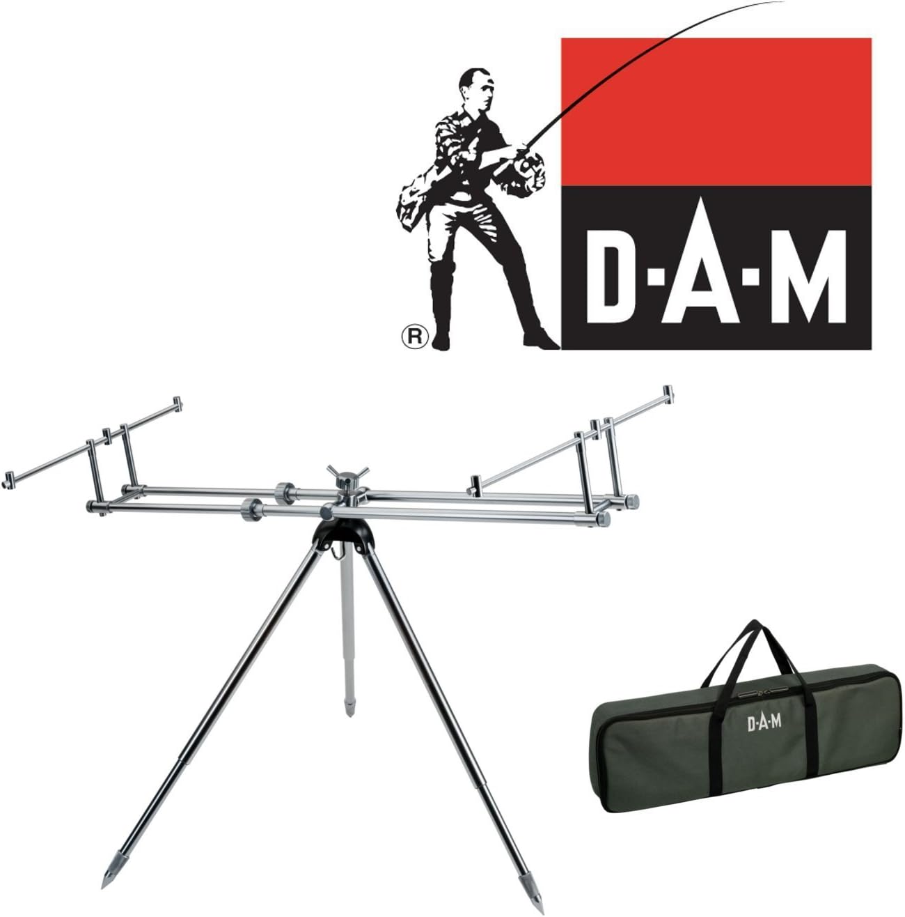 DAM Alu Rod Pod Gunsmoke: Amazon.fr: Sports et Loisirs