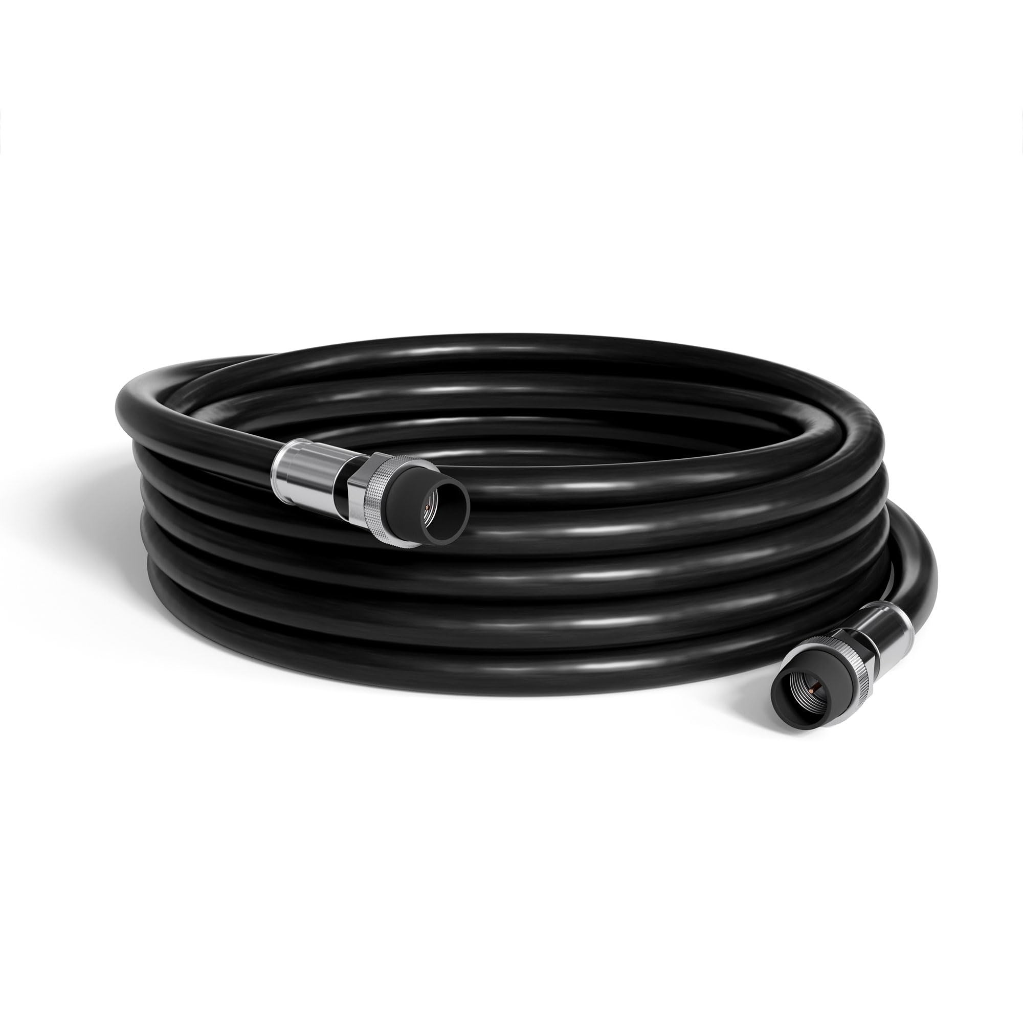 THE CIMPLE CO 10' Feet, Black RG6 Coaxial Cable with Rubber booted ...