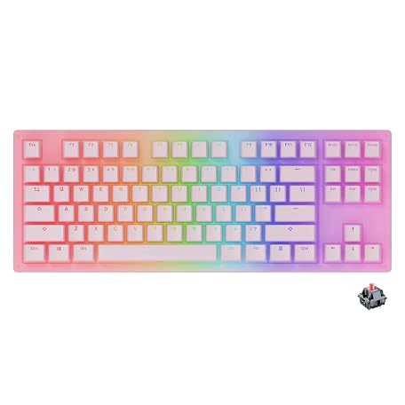 Mua Akko 3087 Sakura Jelly Mechanical Keyboard with Cherry Red Switches ...