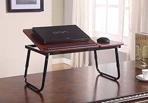 Amazon.com: Kings Brand Foldable Adjustable Laptop Stand for Table ...
