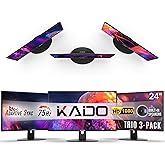 Amazon.com: Kado Triple Monitor Setup - 3-Pack 27" 1920x1080 Curved ...