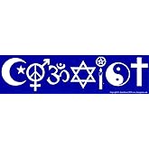 Amazon.com - Coexist - Inspirational Bumper Sticker - Bumper Vinyl ...