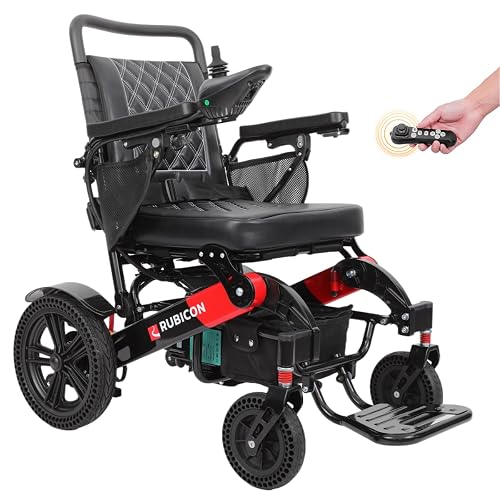 DX08 Rubicon - Puncture-Free Wheels Electric Wheelchair with Long Range ...