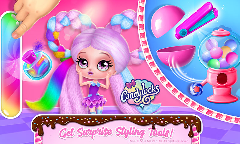 Candylocks Hair Salon - Style Cotton Candy Hair:Amazon.com.br:Appstore ...