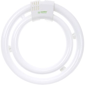 Satco S6508 3000K 40-Watt 4 Pin T9 2C Circline Lamp, Soft White ...