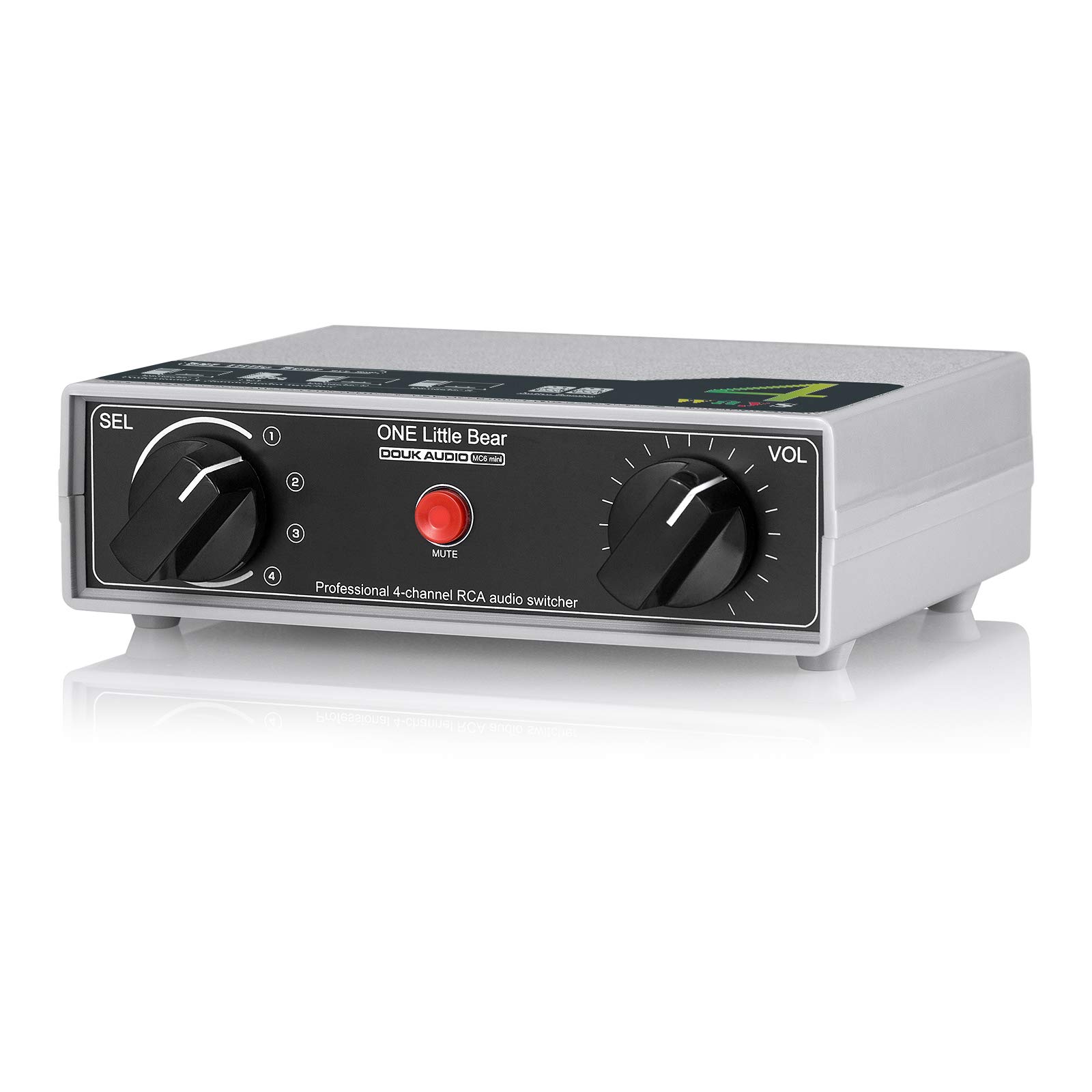 Mua 4-Way Analog RCA Stereo Audio Switcher Splitter Volume Control ...