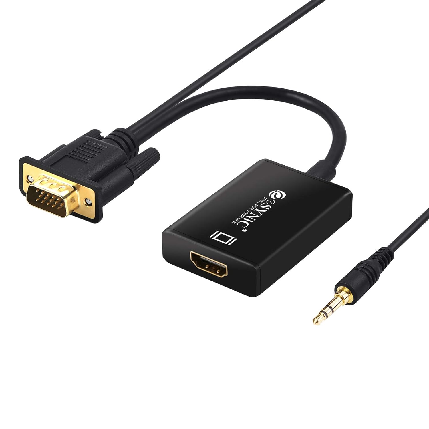 eSynic VGA to HDMI Converters 1080P VGA Converter to: Amazon.co.uk ...