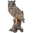 Amazon.com: Pacific Giftware Realistic Looking Eagle Owl Perched On ...