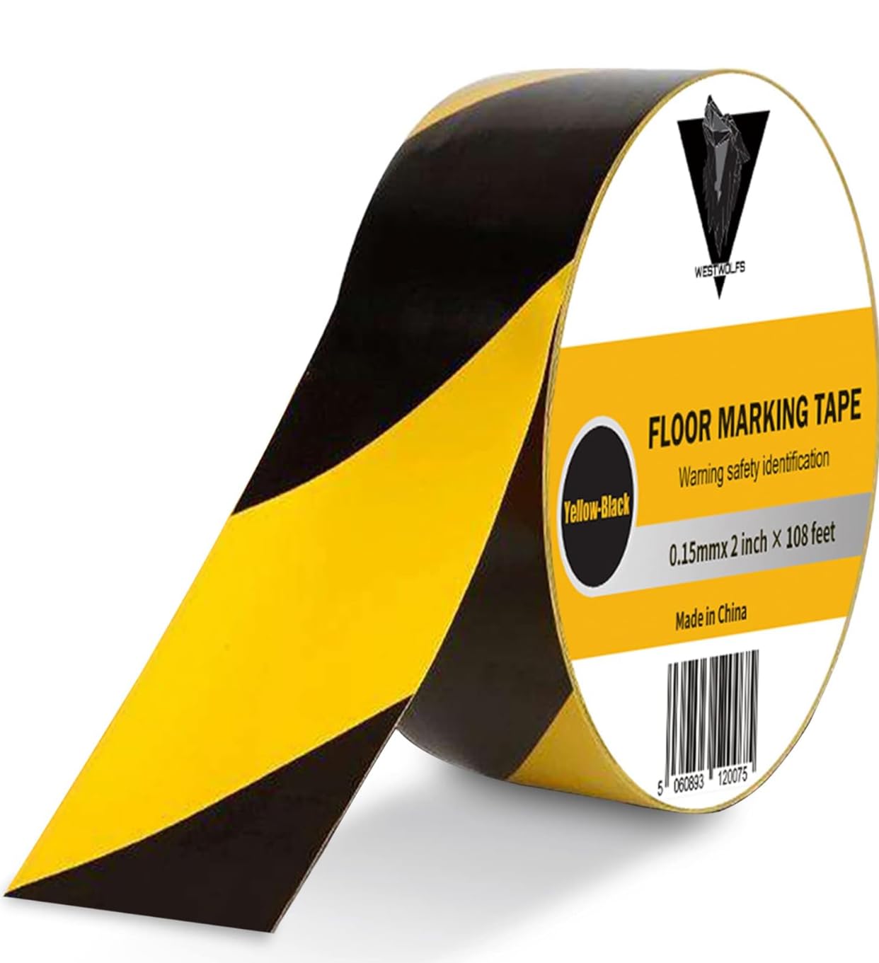 Mua Black & Yellow Safety Tape - 2 Inch 108 Feet Strong Adhesive Floor ...