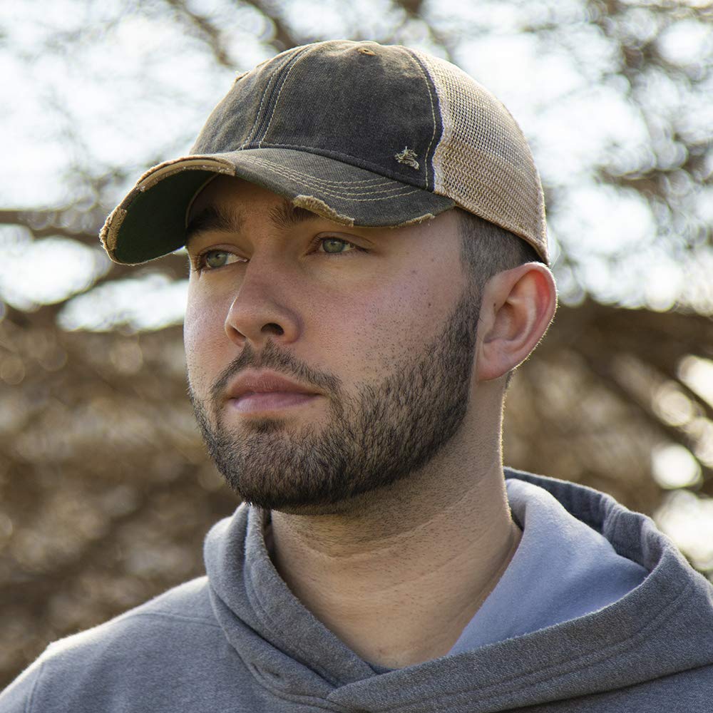 Mua Gritty Bull Vintage Distressed Baseball Cap – Unstructured Fit ...