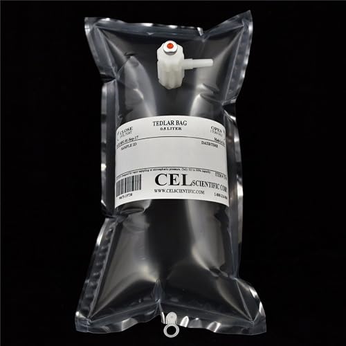 Tedlar bag - Air sampling bag - Gas sampling bag - 2 in 1 fitting ...