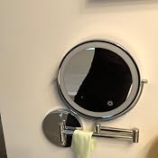 Amazon.com: 8"Wall Mounted Makeup Mirror with Lights LED 10x Wall ...