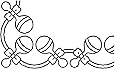 Amazon.com: 3.5" Baby Rattle Border Quilting Stencil By QCI - 1 Stencil