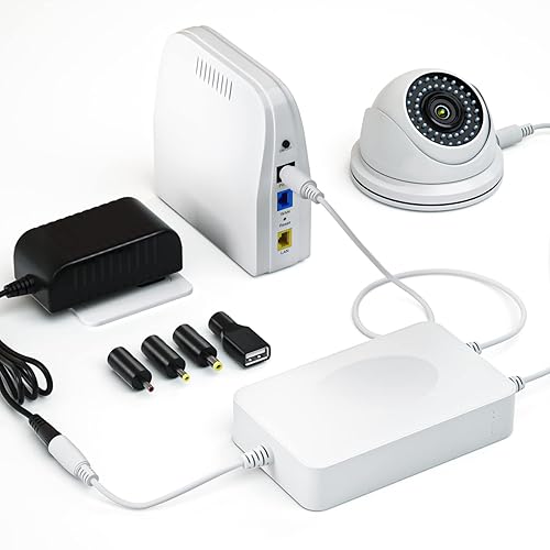 Router Battery Backup, 15000mAh Rechargeable Batterypack UPS Battery ...