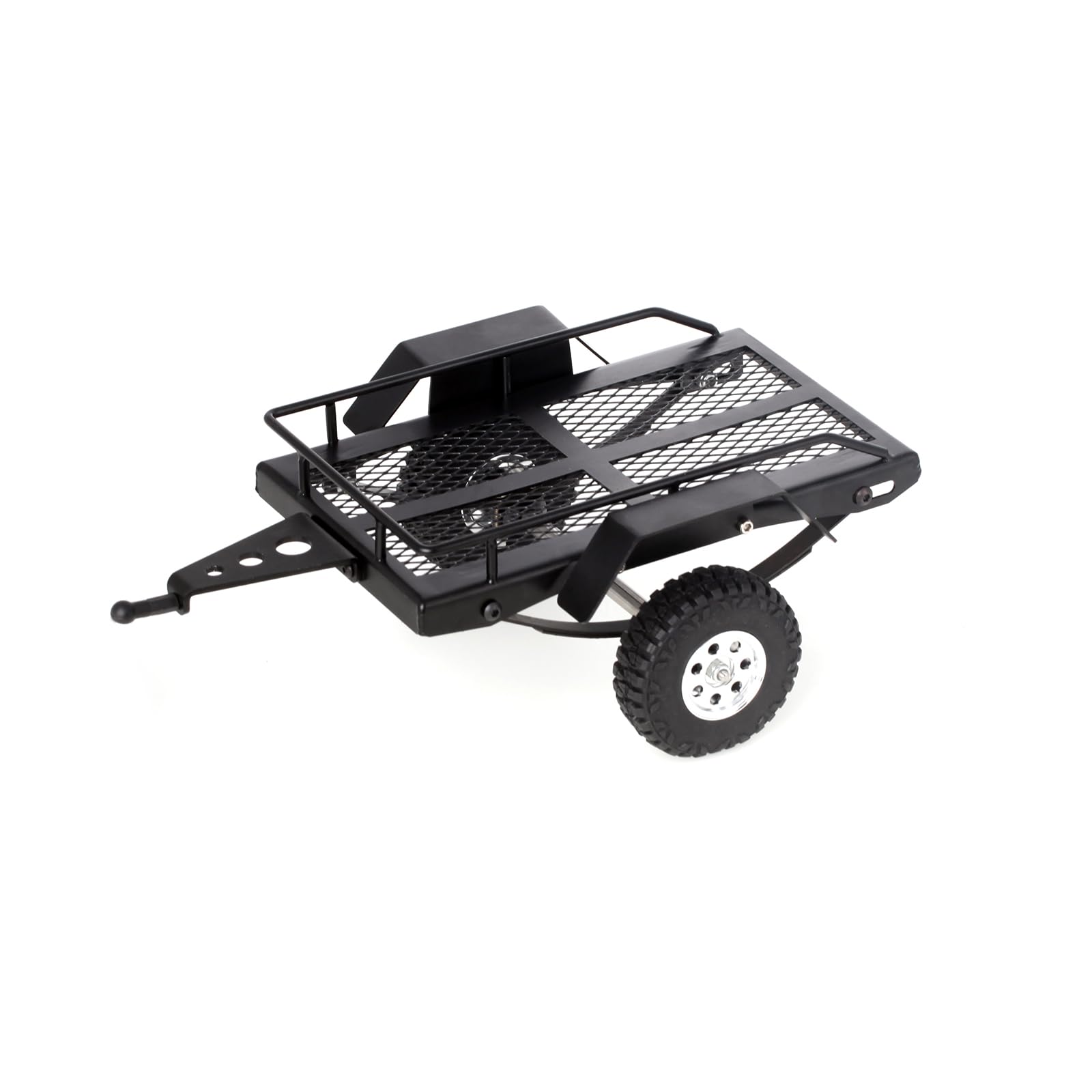 LCX Racing 1/16 1/18 RC Car Heavy Duty Metal Trailer RC Crawler Hooper ...