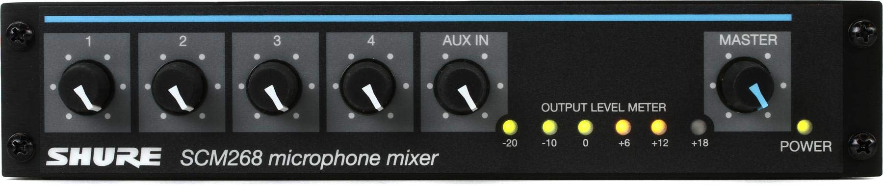 Mua Shure SCM268 4-Channel Microphone Mixer (12V Phantom Power) with 6 ...
