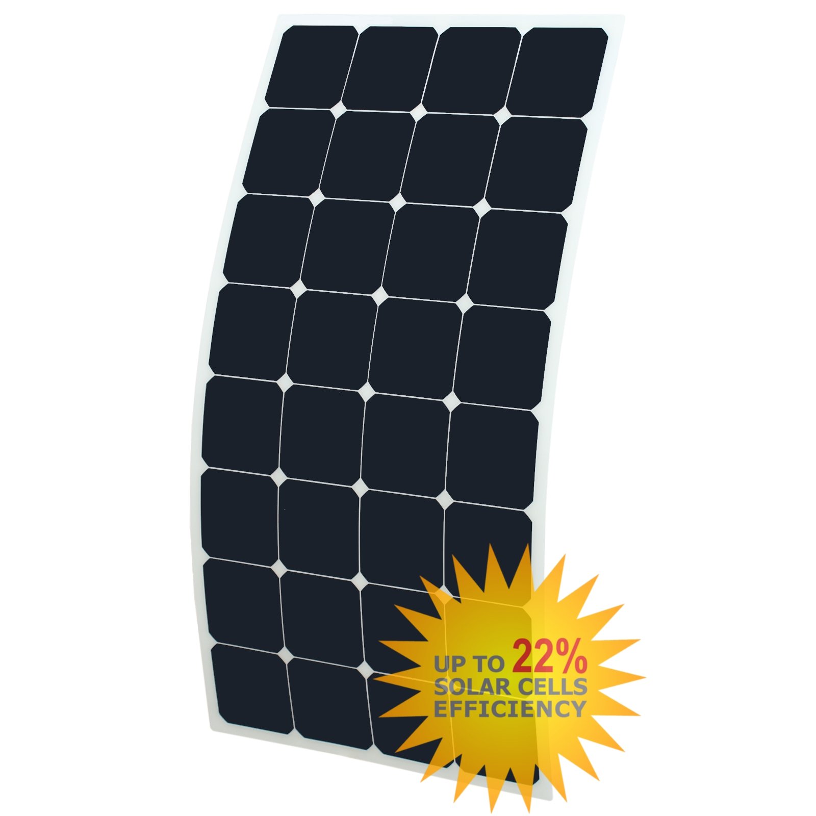 Buy 100W Photonic Universe flexible solar panel with rear junction box ...