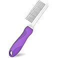 Amazon.com: Detangling Pet Comb for Dog & Cat, Grooming Comb with Long ...