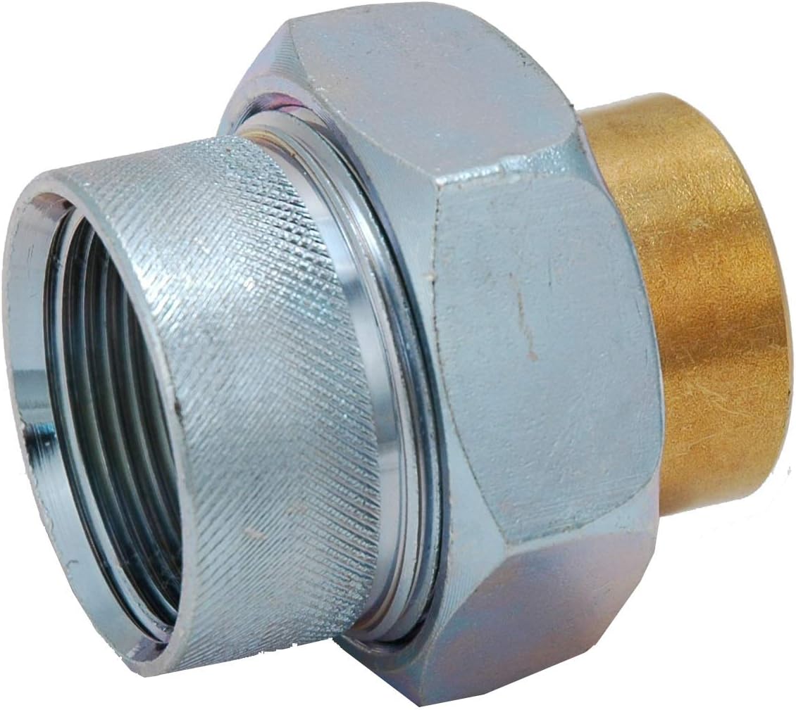 1 1/4-Inch Copper Sweat by 1-1/4-Inch Steel Female Pipe Thread Di ...