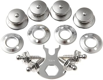 Amazon.com: Snap Fasteners Boat Marine Canvas Cover Snap Button Screw ...