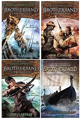 Brotherband Chronicles 4 Book set:The Outcasts, The Invaders, The ...