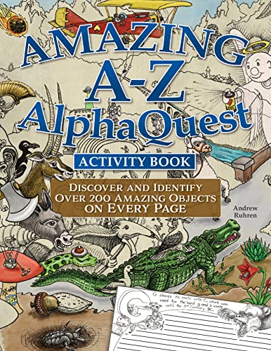 Amazon.com: Amazing A-Z AlphaQuest Activity Book: Discover and Identify ...