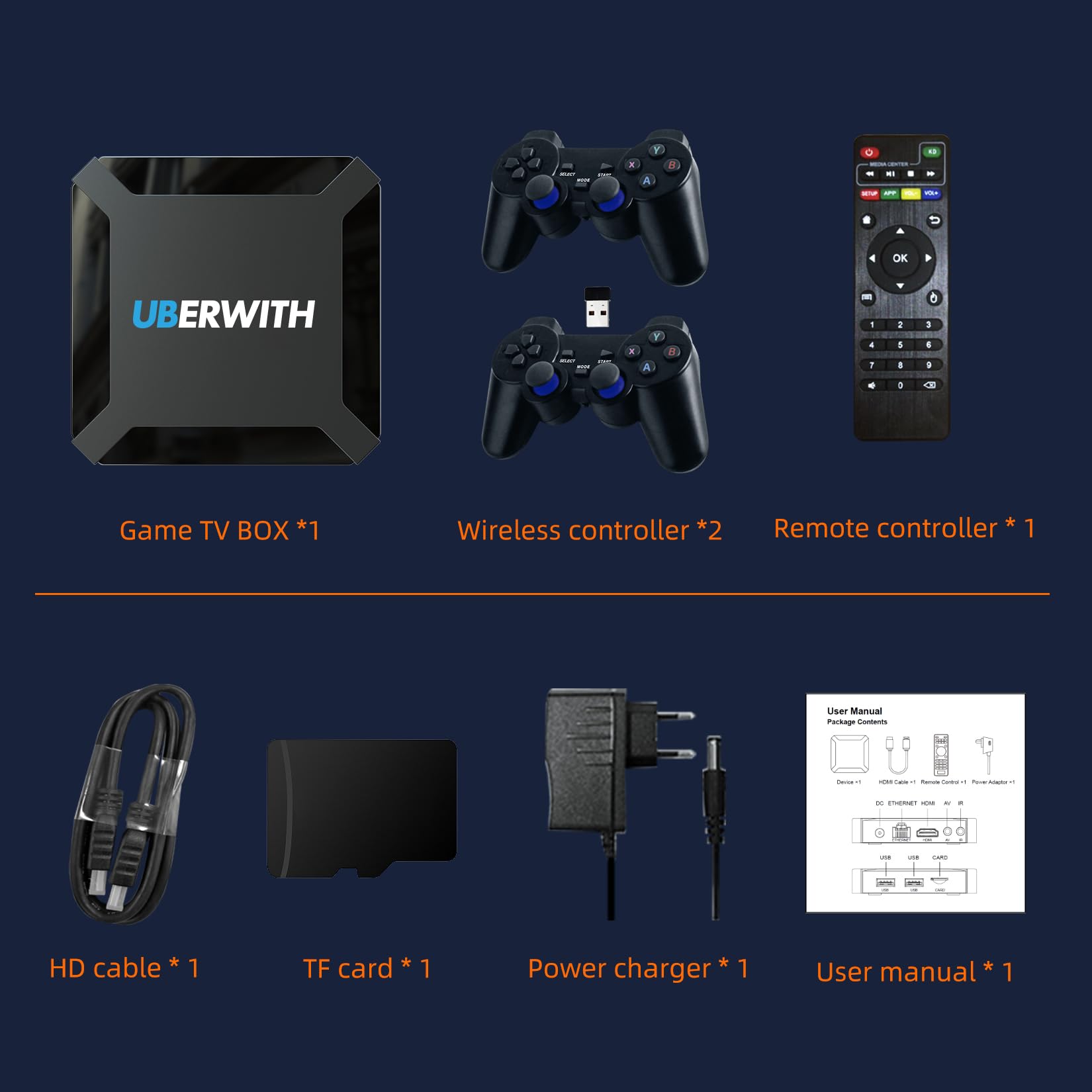 Mua Retro Game Console & Andriod TV Box 2 in 1, Uberwith Dual System ...